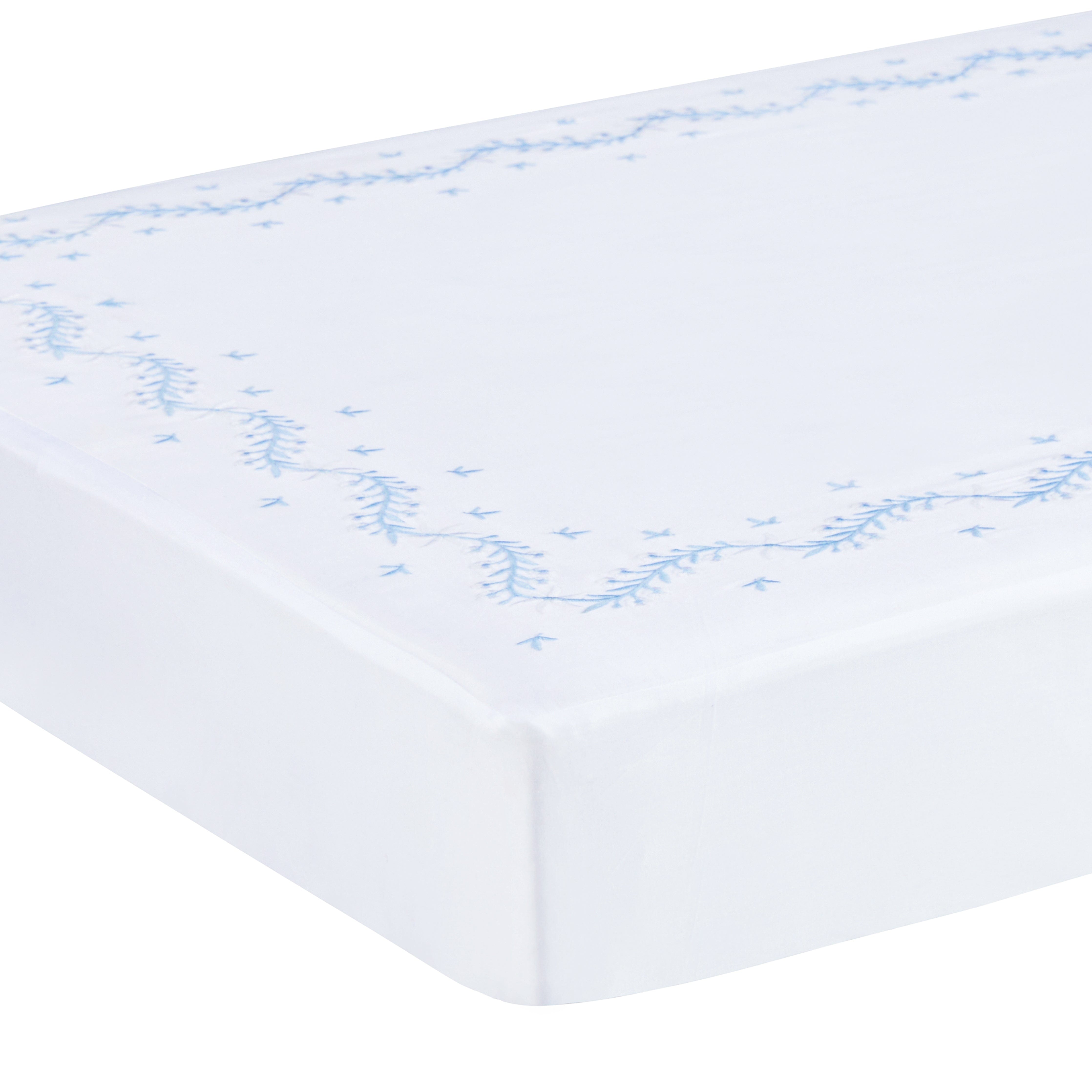 Sky Blue Crib Sheet - Luxury Baby Nursery Gifts – Little English