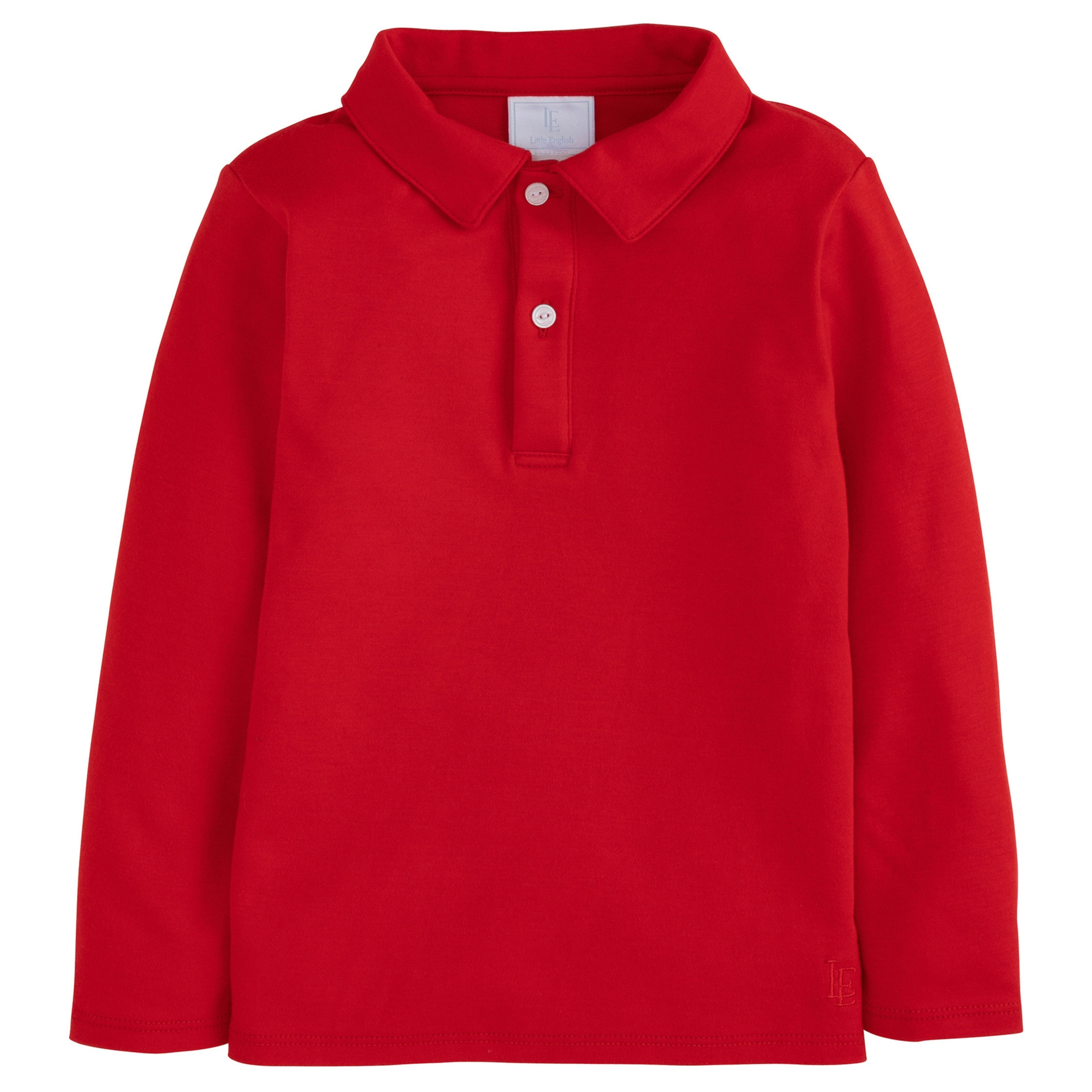 Childrens Long Sleeve Polo - Boys School Clothes – Little English
