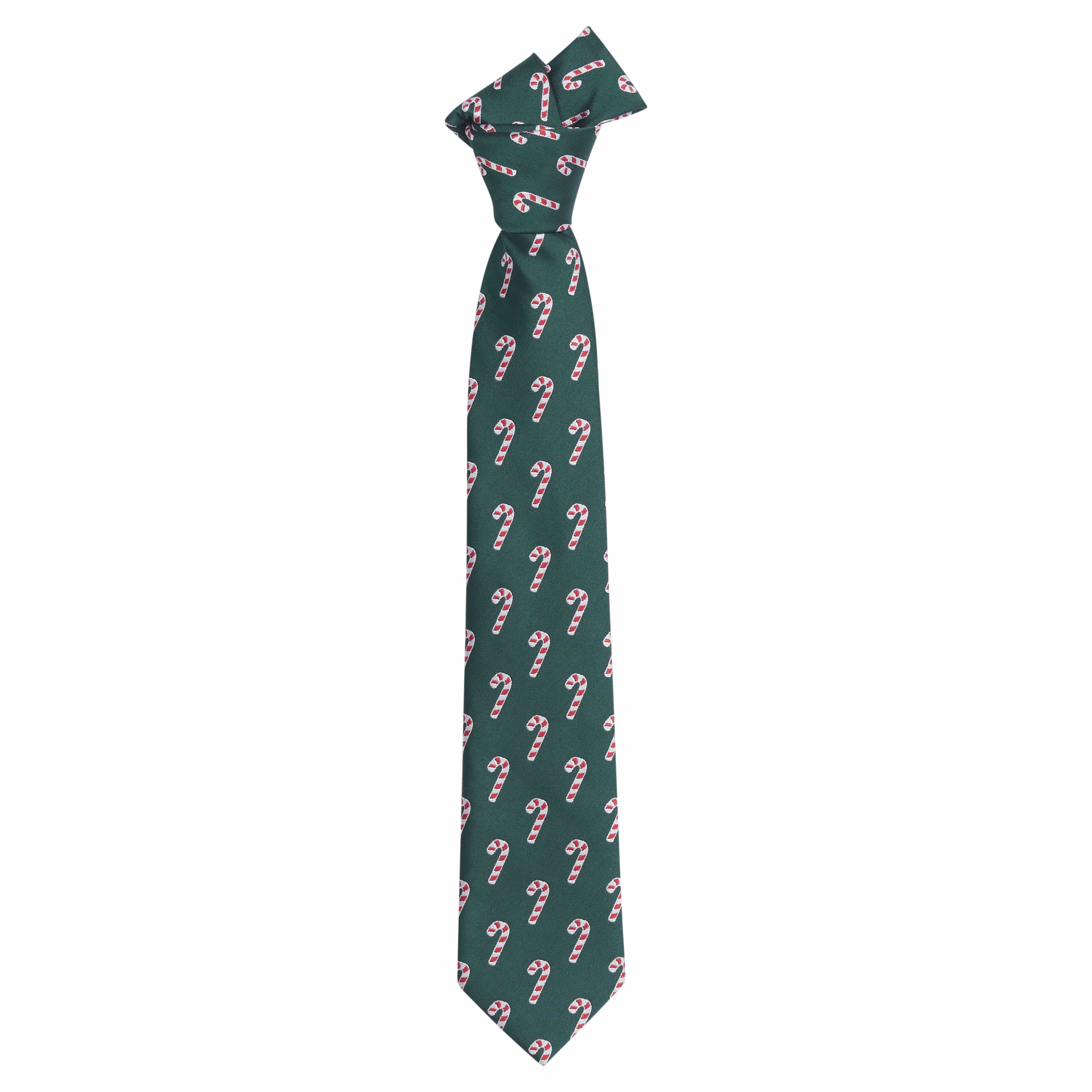 Candy Cane Neck Tie - Children's Holiday Clothes | Little English