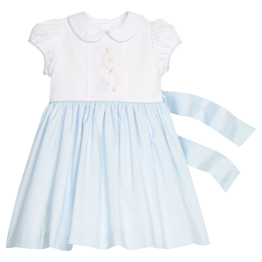 Girl's Peter Pan Dress for Easter - Blue Bunny | Little English