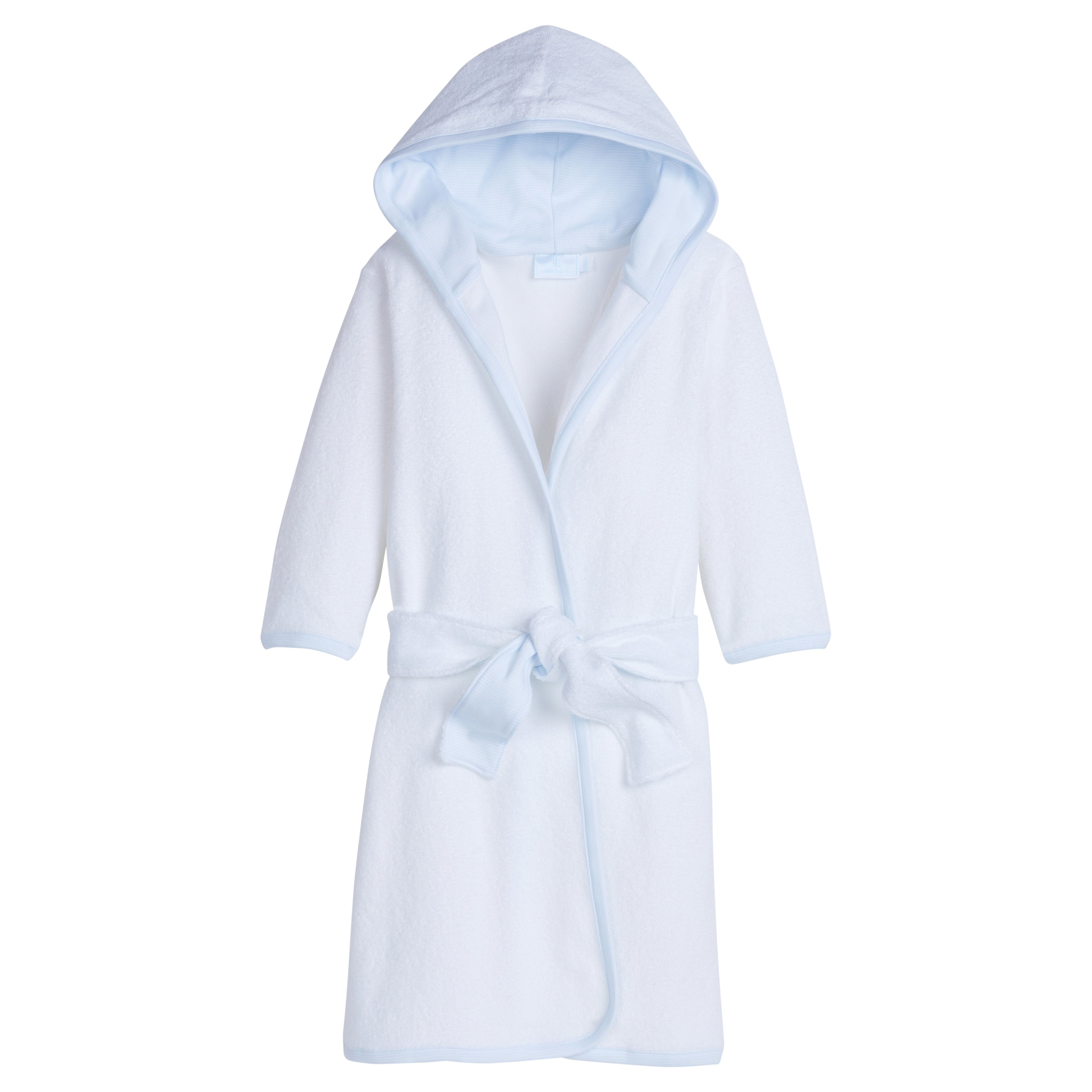 Boys Signature Stripe Robe in Light Blue – Little English