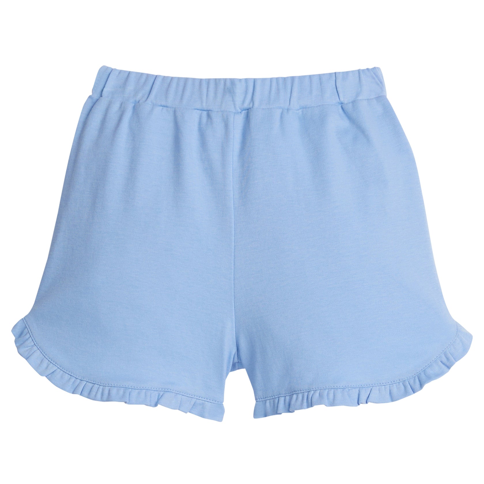 Girl's Light Blue Ruffled Shorts - Kids Bottoms – Little English