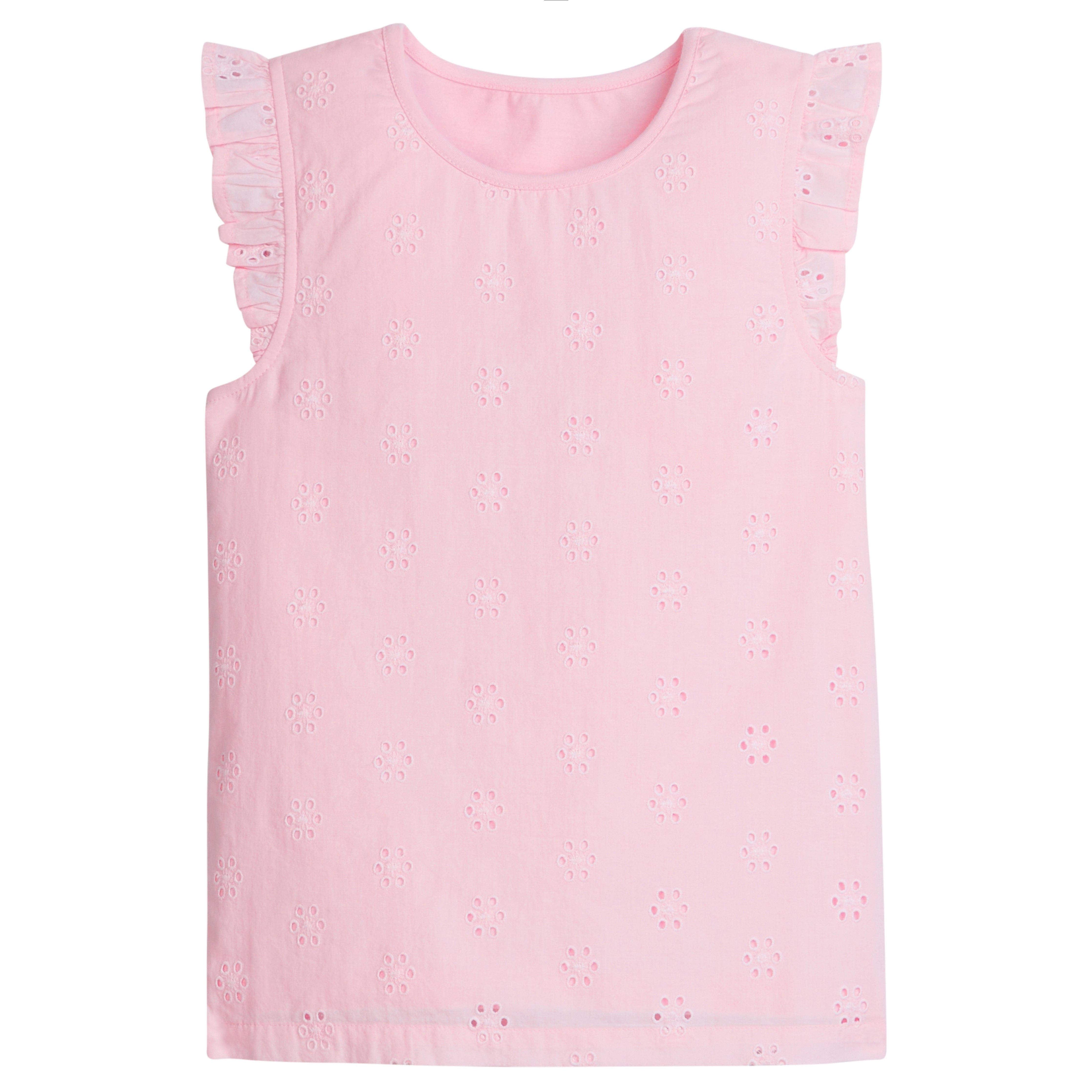 Little Girl's Eyelet Tank Top - Boutique Kid Clothes – Little English